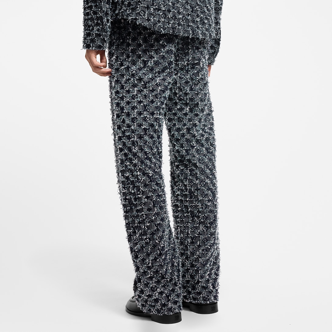 Flocked Monogram Denim Skate Pants - Ready-to-Wear | Louis Vuitton India