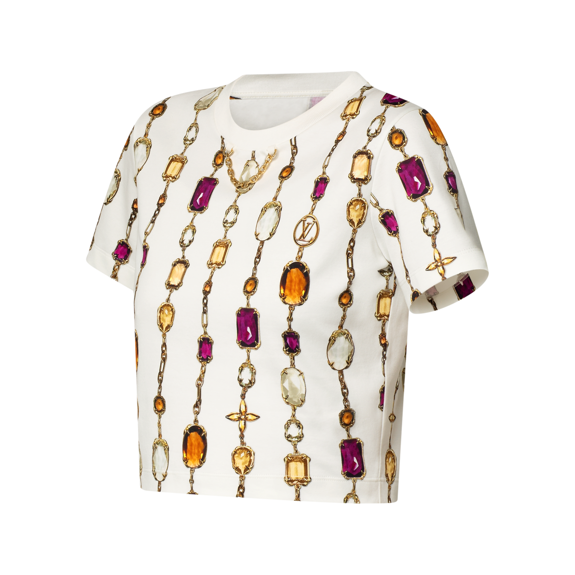 Necklace Print Crop Top - Ready-to-Wear | LOUIS VUITTON