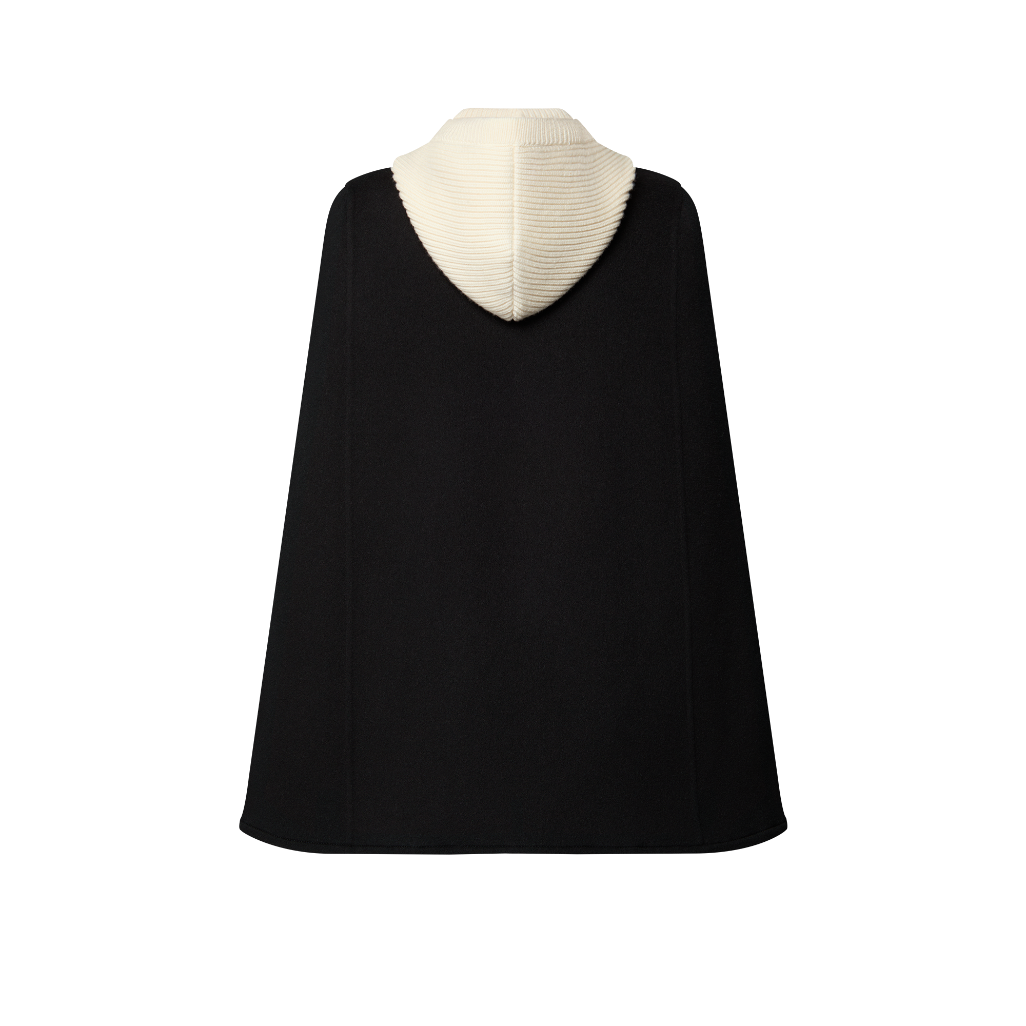 Ribbed Hood Double Face Cape - Ready-to-Wear | LOUIS VUITTON